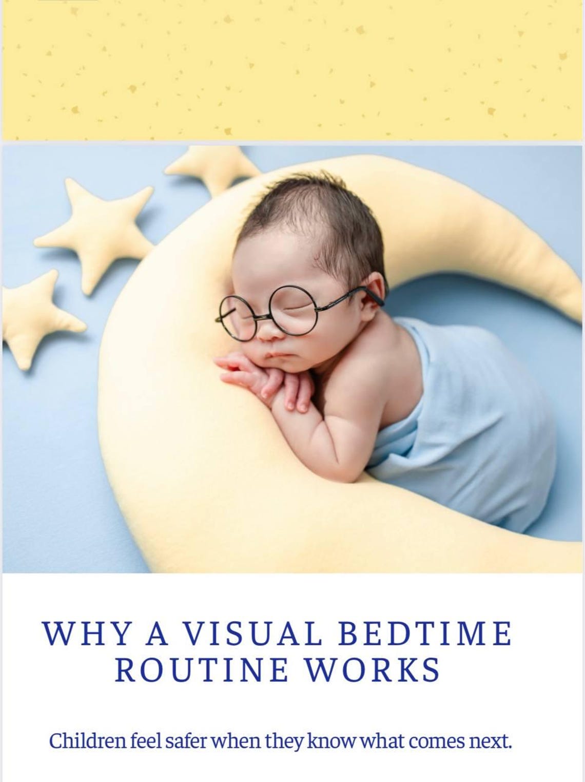 Printable Bedtime Routine Planner for Babies & Toddlers | Visual ...