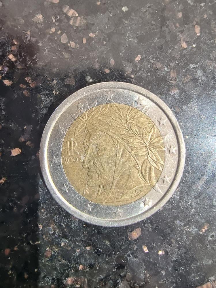 Pièce rare de 2 euros éditions limitées 2002 collection Dante - Etsy France