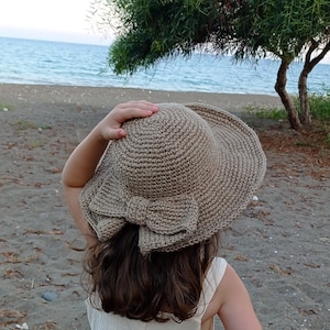 Crochet Coquette Sun Hat Pattern Burlap Hat Pattern/ Downloadable PDF ...