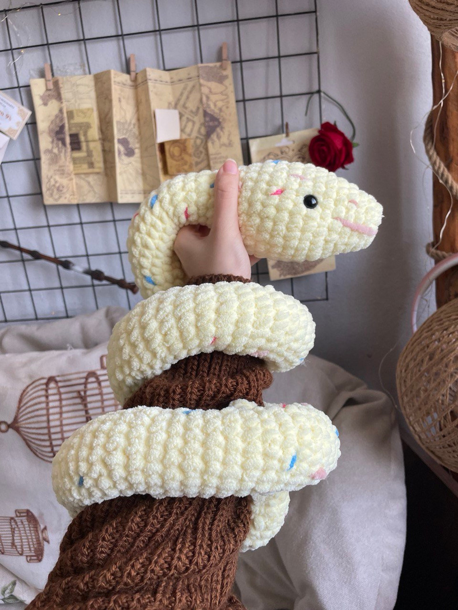 Cute Snake Crochet Pattern , Crochet Snake PATTERN , Snuggly Snake ...