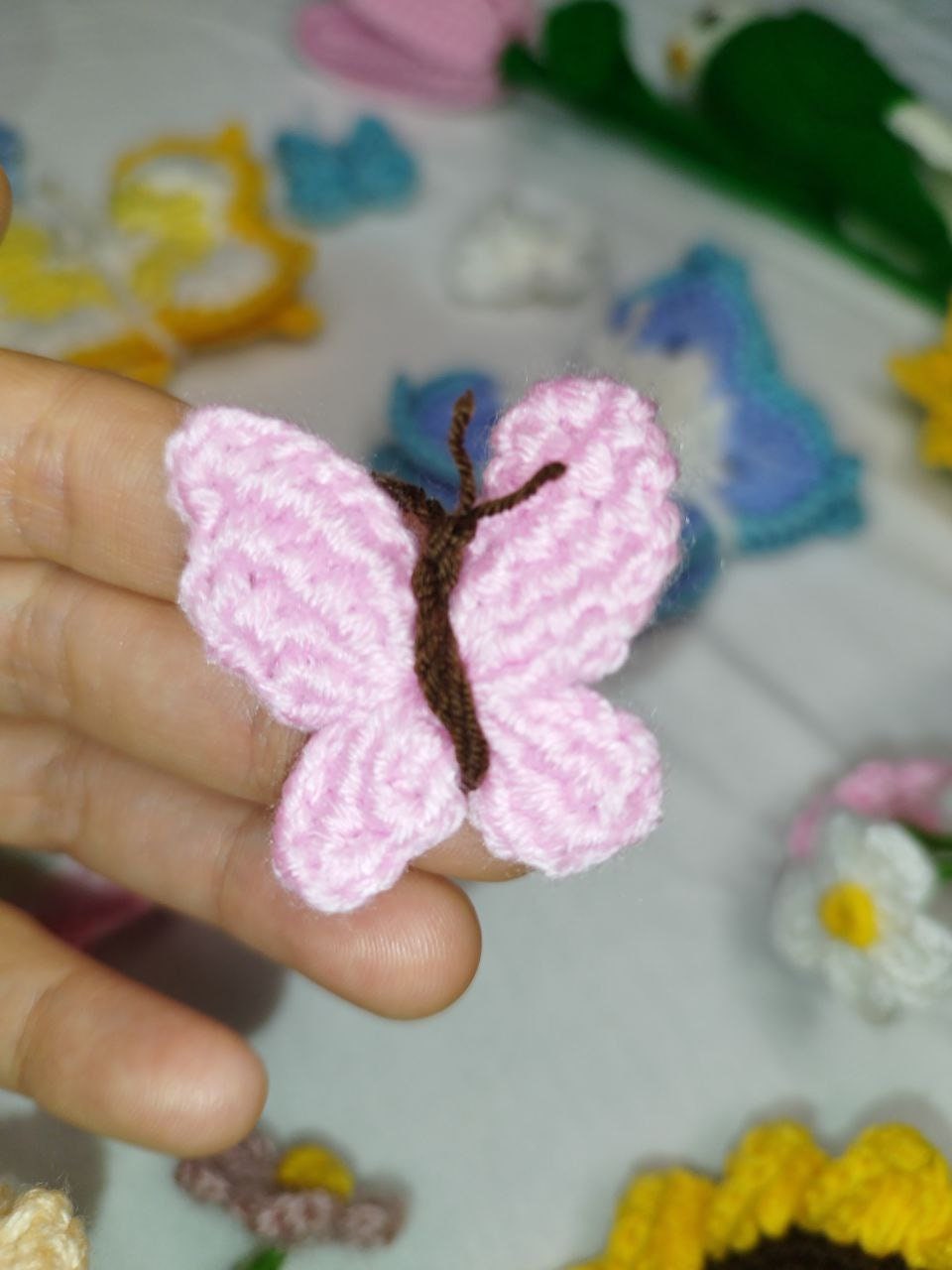 Easy and Simple Butterflies Crochet Pattern , Cute Butterfly Crochet ...