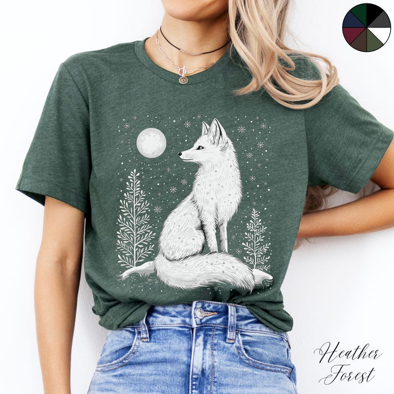 White Fox - Etsy