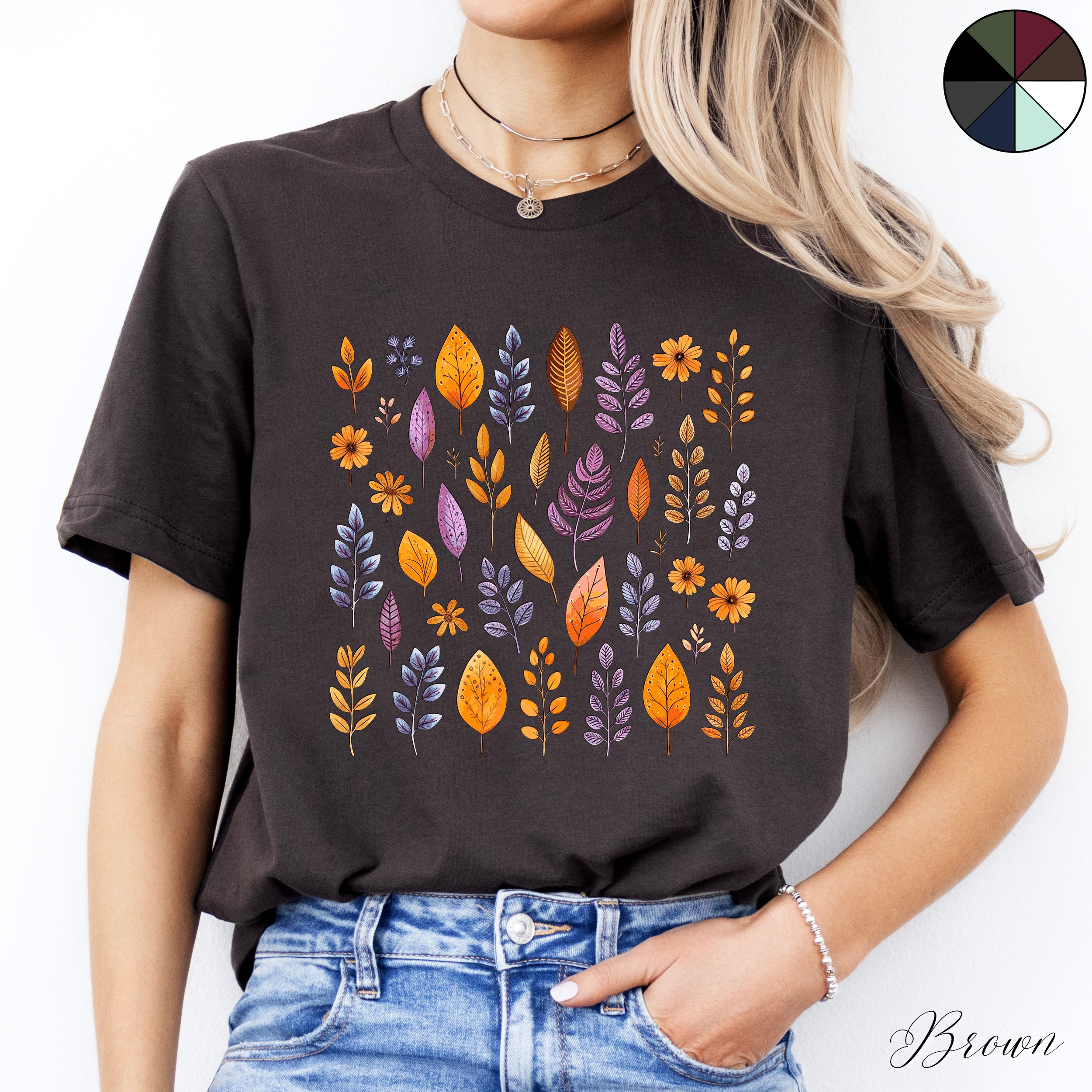 Autumn Leaves Shirt, Fallen Leaf Shirt, Nature Shirt, Fall Shirt ...