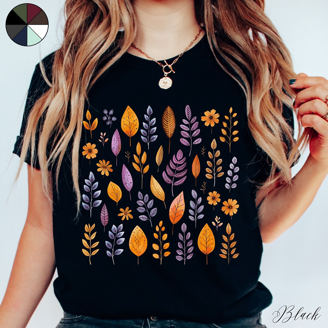 Autumn Leaves Shirt, Fallen Leaf Shirt, Nature Shirt, Fall Shirt ...