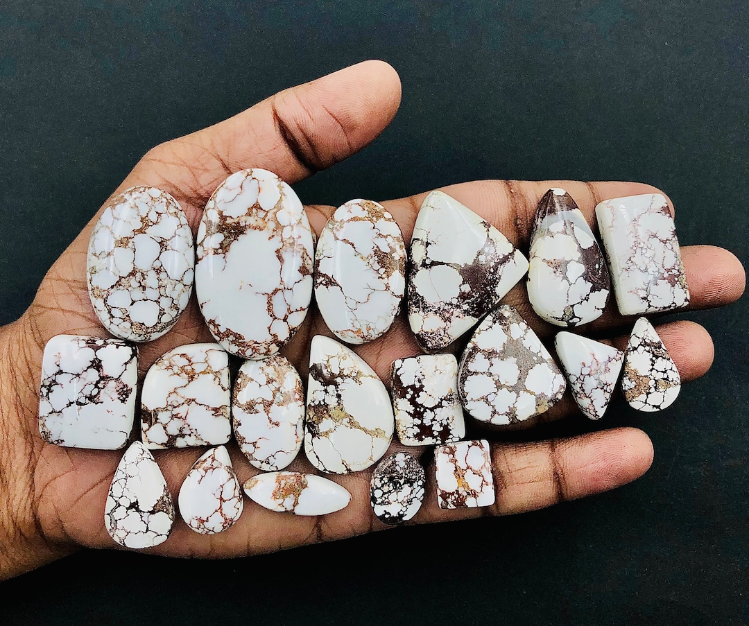 Genuine Wild Horse Magnesite Gemstone Wild Horse Cabochon - Etsy