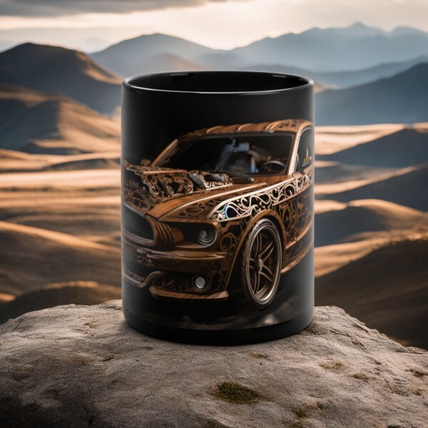 Ford Mustang Coffee Cup - Etsy