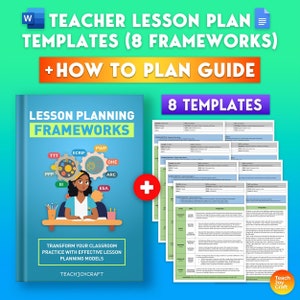 Editable Lesson Plan Templates in Microsoft Word and Google Docs ...