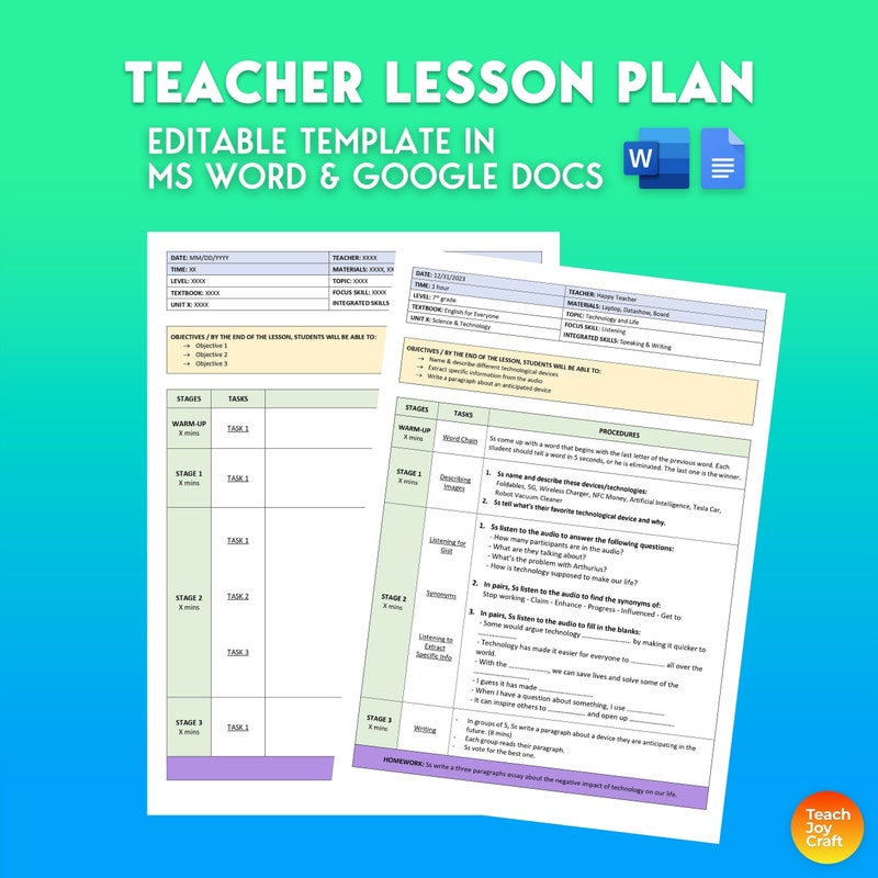 Lesson Plans - Etsy