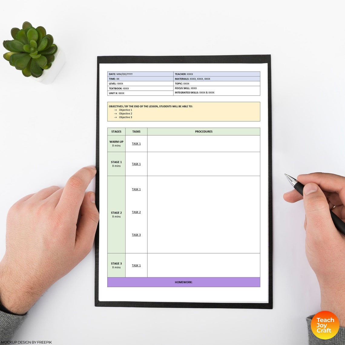 Editable Lesson Plan Templates in Microsoft Word and Google Docs ...