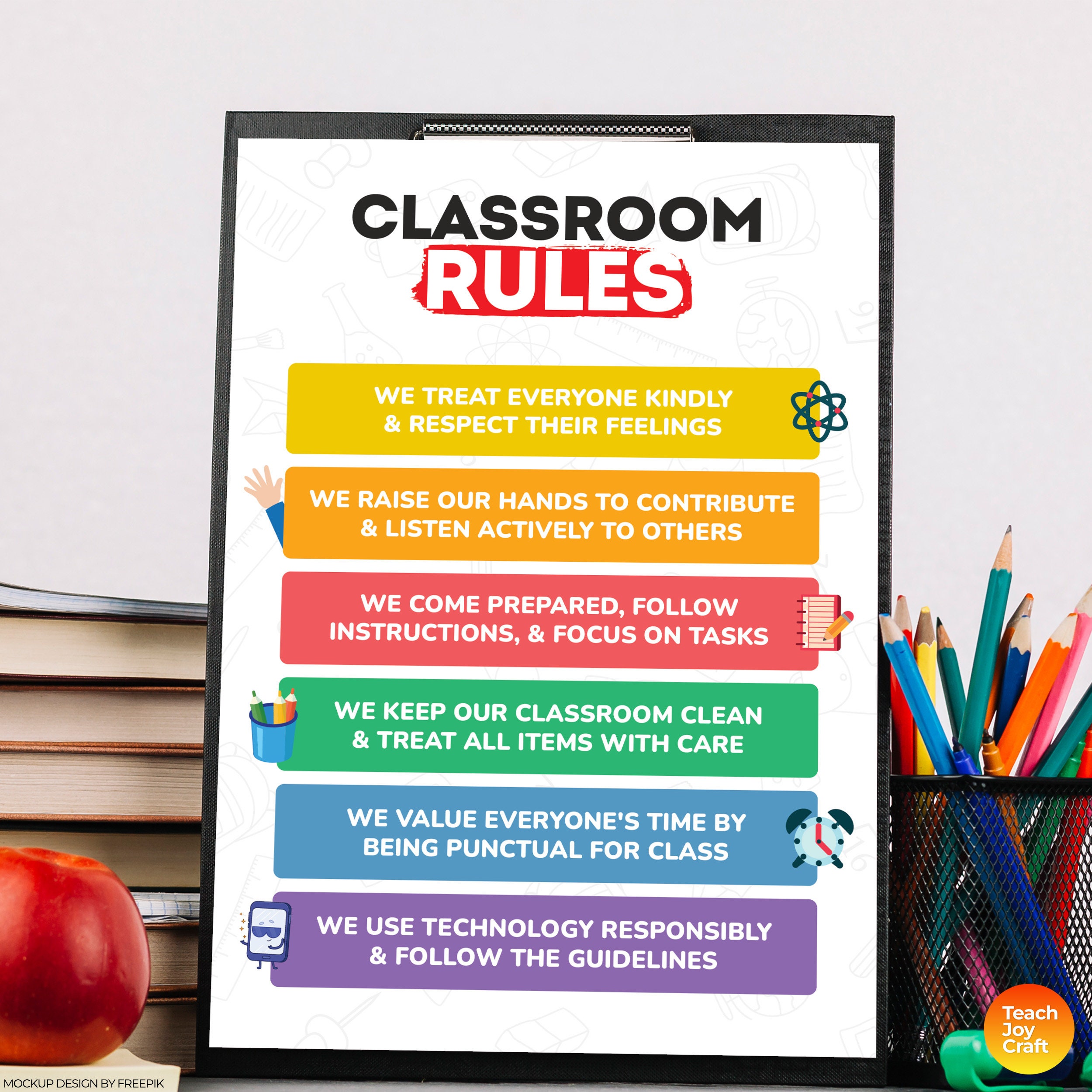 Classroom Rules, Classroom Agreement Poster, Classroom Decor Printable ...
