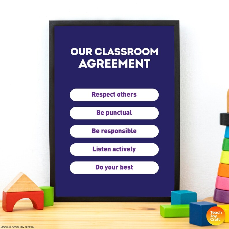 Classroom Rules Classroom Expectations Poster Classroom Printable PDF ...