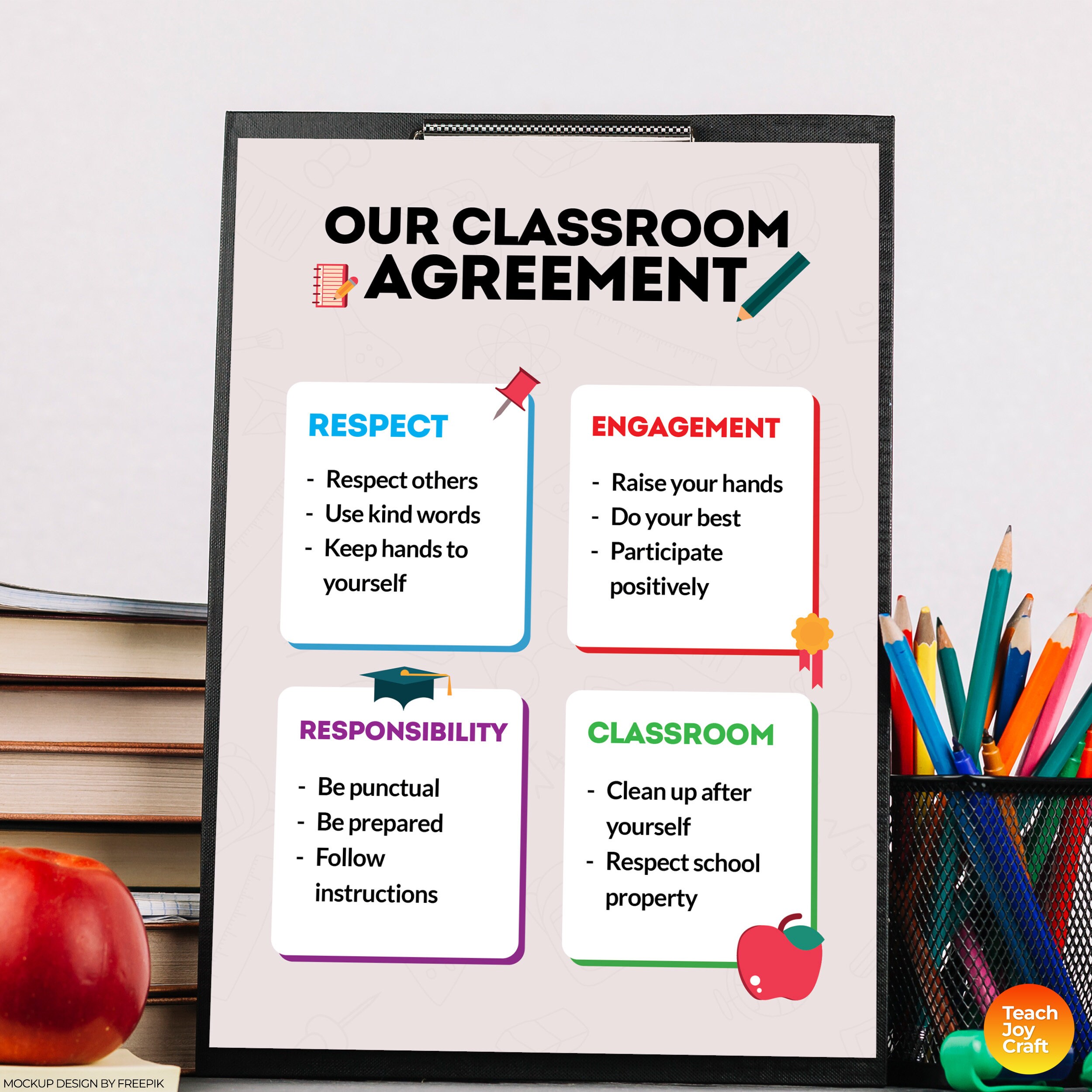 Classroom Rules Poster, Classroom Expectations, Classroom Decor ...