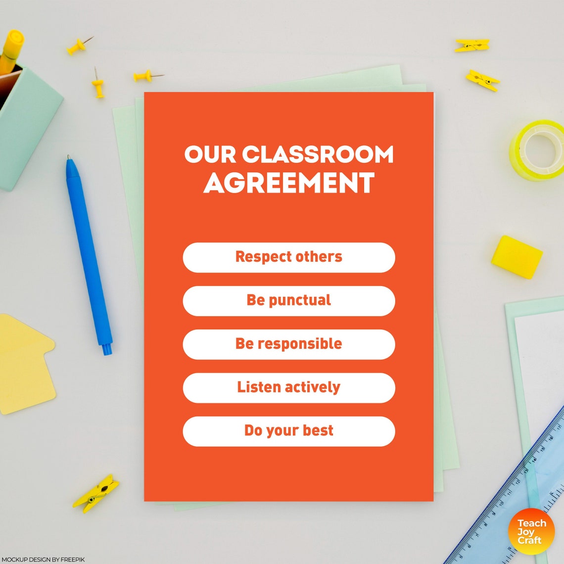 Classroom Rules Classroom Expectations Poster Classroom Printable PDF ...