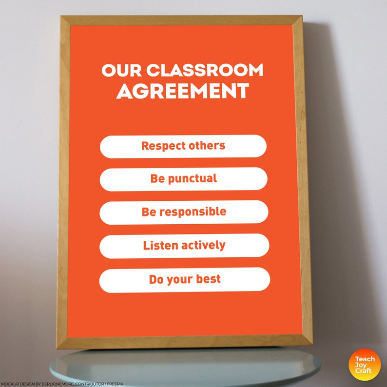 Classroom Rules Classroom Expectations Poster Classroom Printable PDF ...