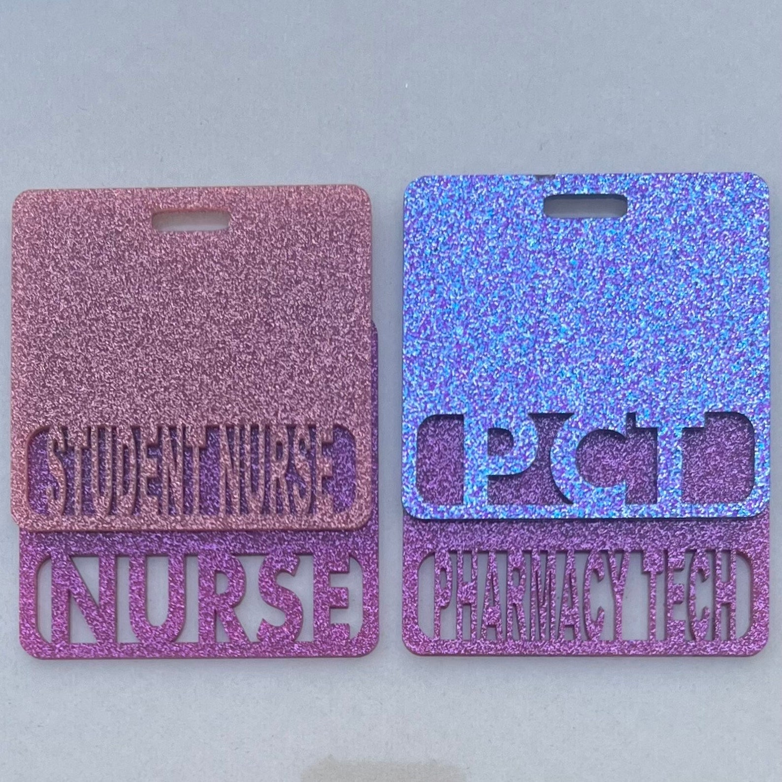 Custom Badge Buddies Id Holder, Personalized Name Tags for Work Ids ...
