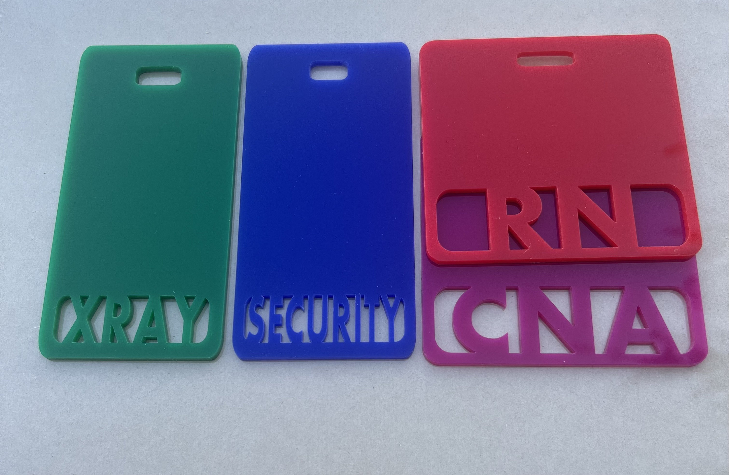 Custom Badge Buddies Id Holder, Personalized Name Tags for Work Ids ...