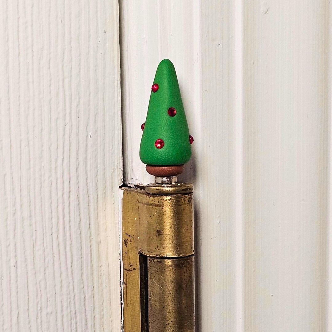 Christmas Tree Hinge Head | Handmade Hinge Head | Door Hinge Topper ...