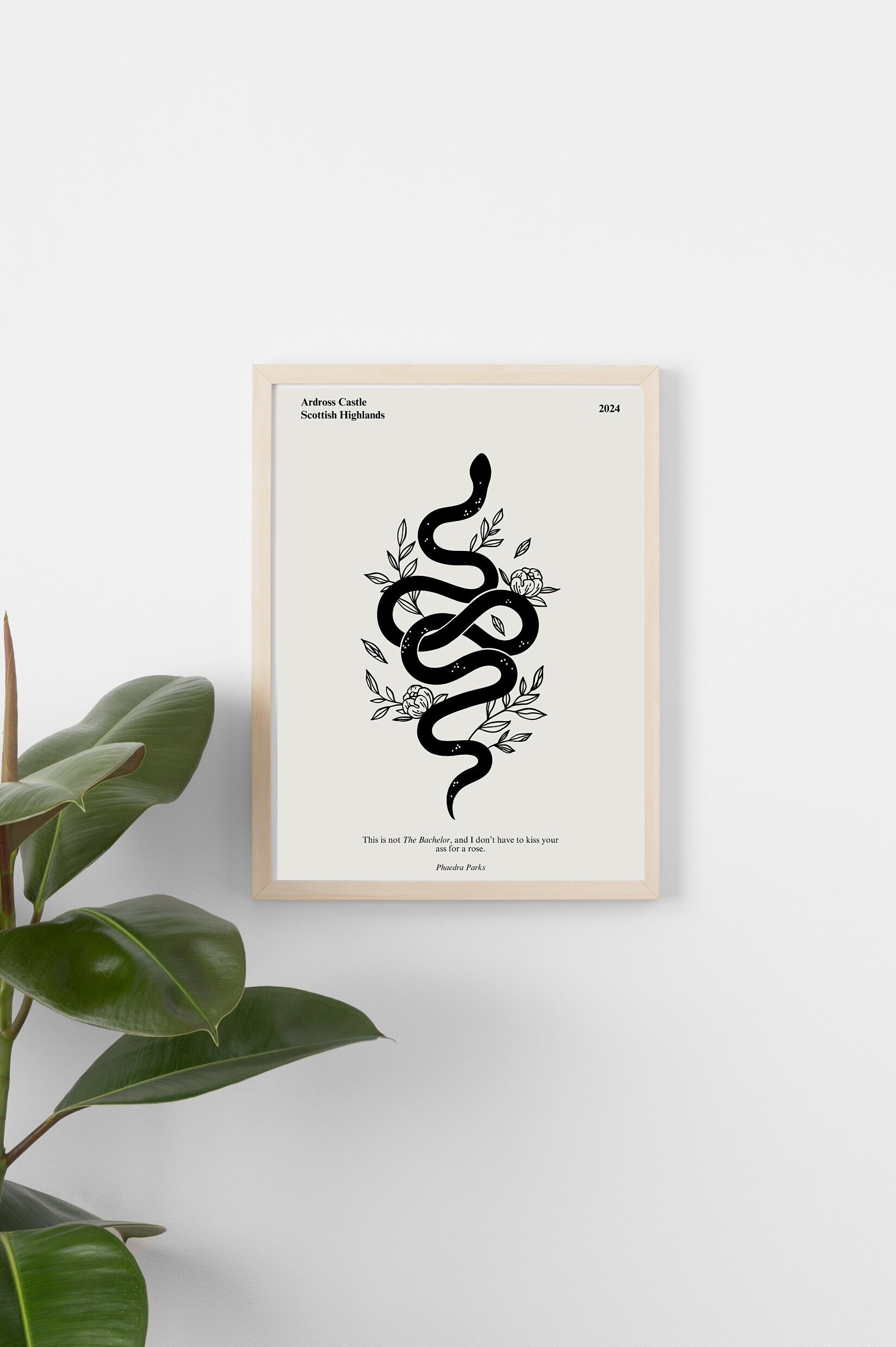 The Traitors Reality TV Wall Art Phaedra Parks Funny Reality TV Room ...