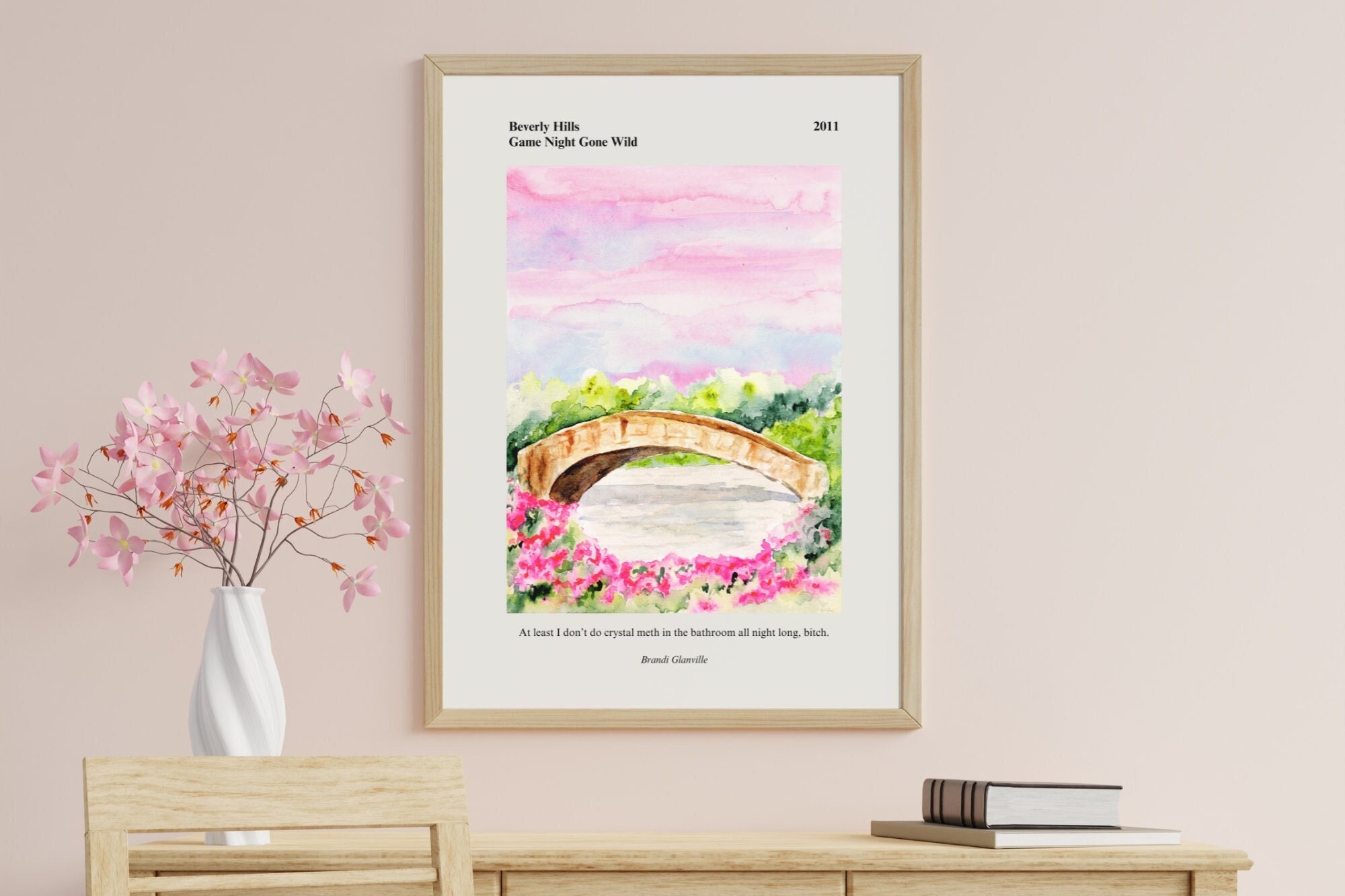 Real Housewives Beverly Hills Poster Print RHOBH Art Subtly Funny Wall ...