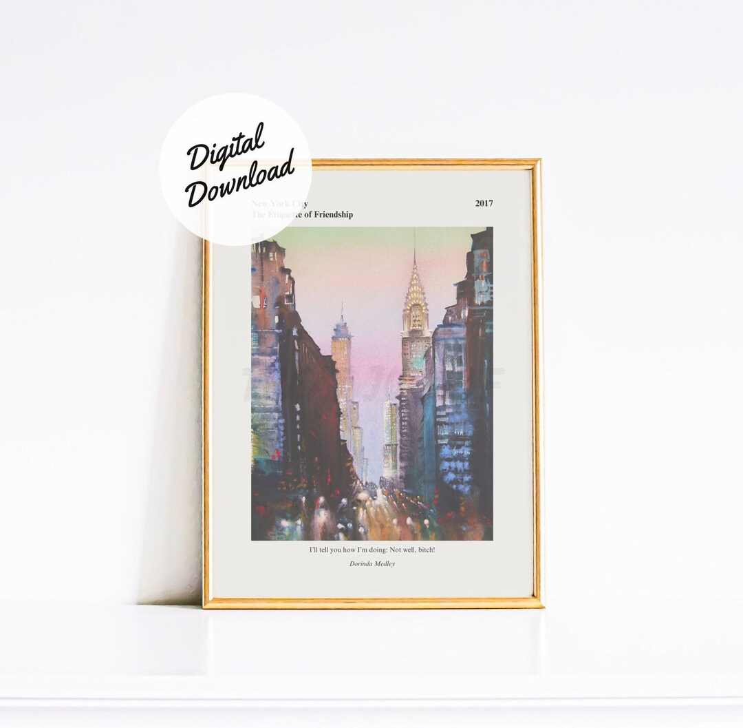 DIGITAL DOWNLOAD Real Housewives New York Print | RHONY Dorinda Medley ...