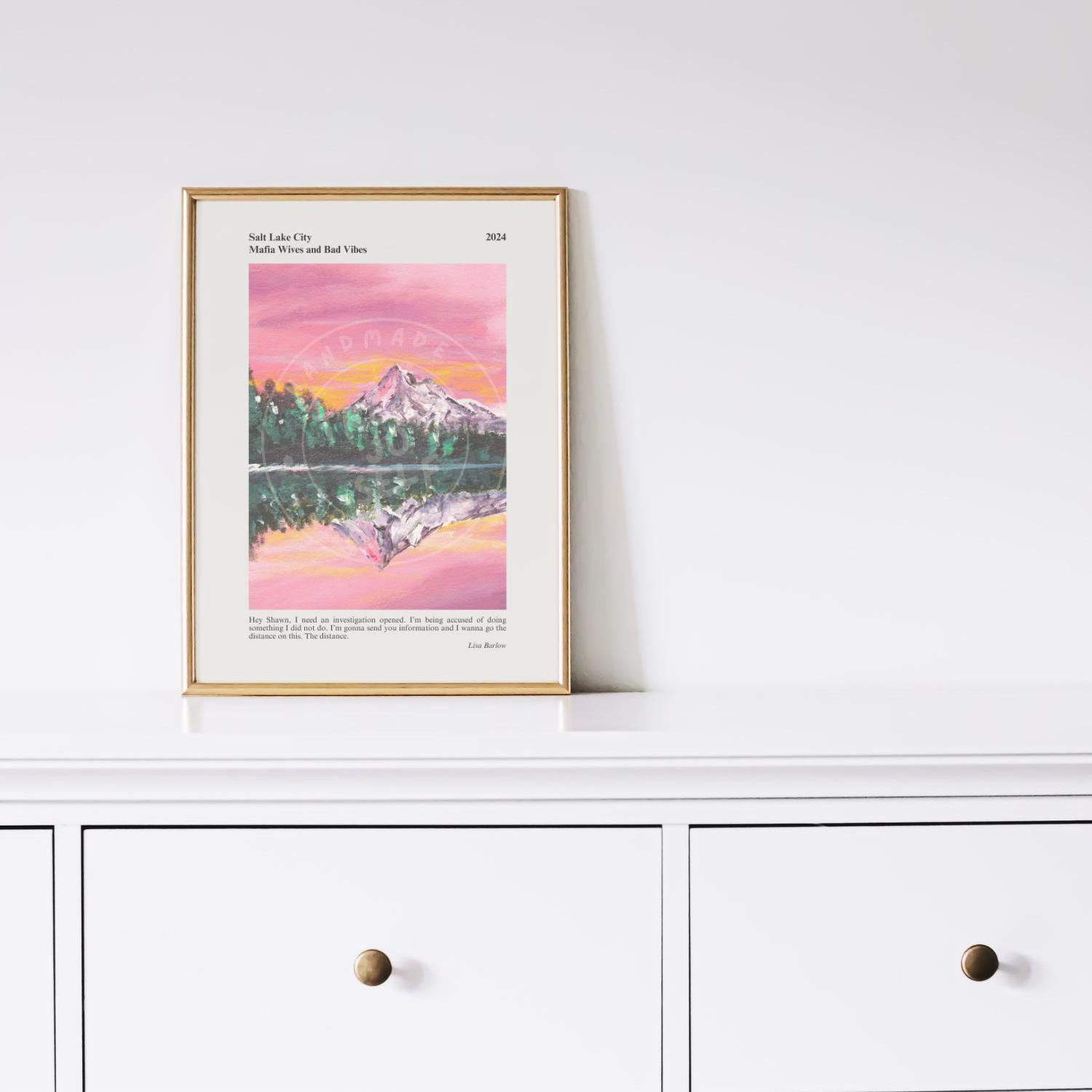 Real Housewives Salt Lake City Poster Print | RHOSLC Art | Funny ...