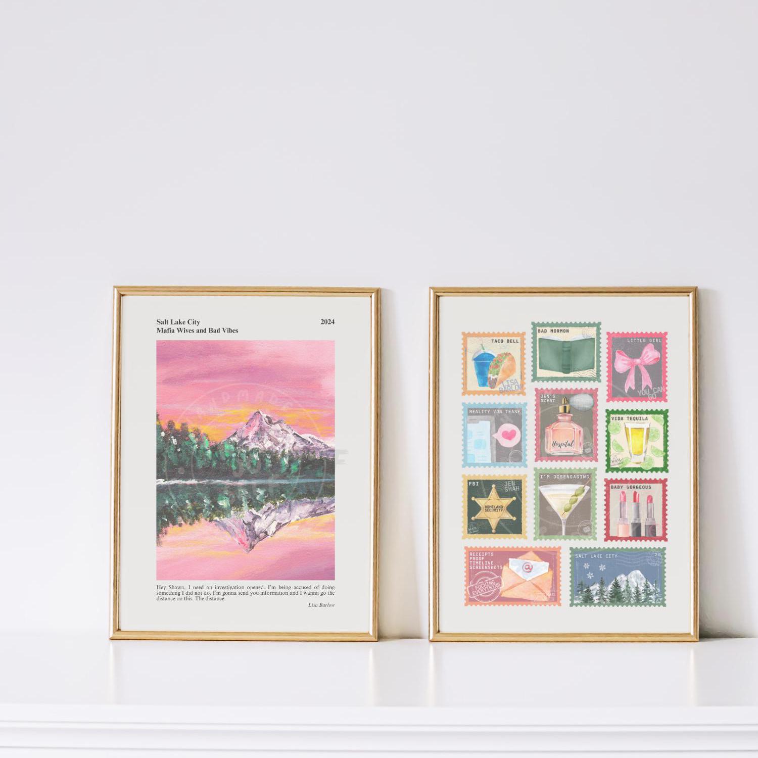 Real Housewives Salt Lake City Poster Print | RHOSLC Art | Funny ...
