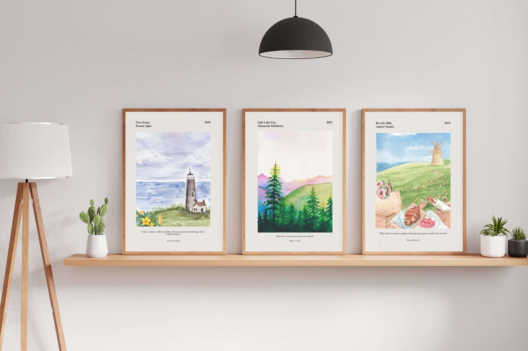 DIGITAL Real Housewives Poster Print | RHOSLC Quote Art | Subtly Funny ...