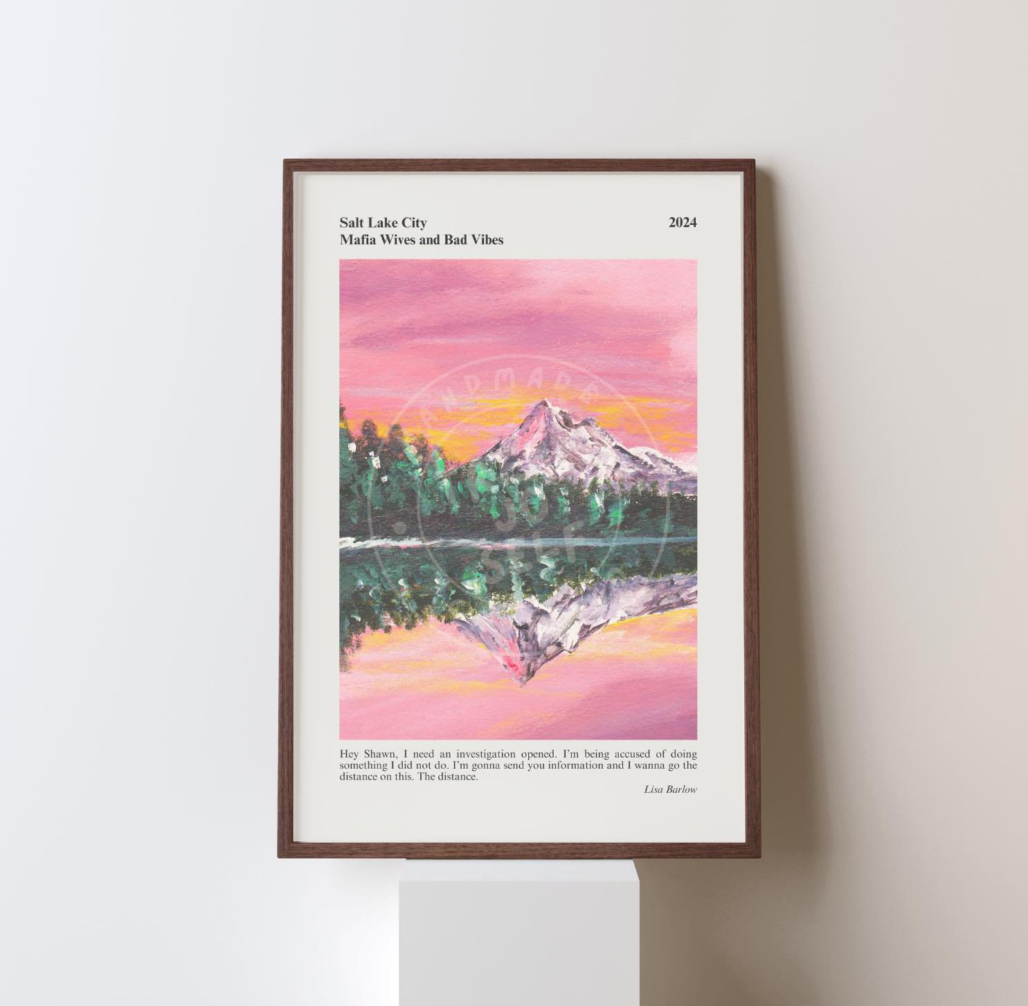 Real Housewives Salt Lake City Poster Print | RHOSLC Art | Funny ...