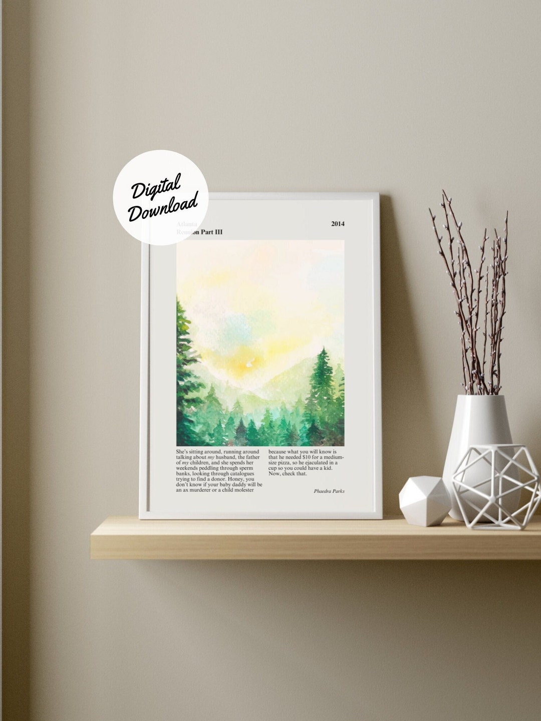 DIGITAL DOWNLOAD Real Housewives Funny Digital Artwork | Minimalist Art ...