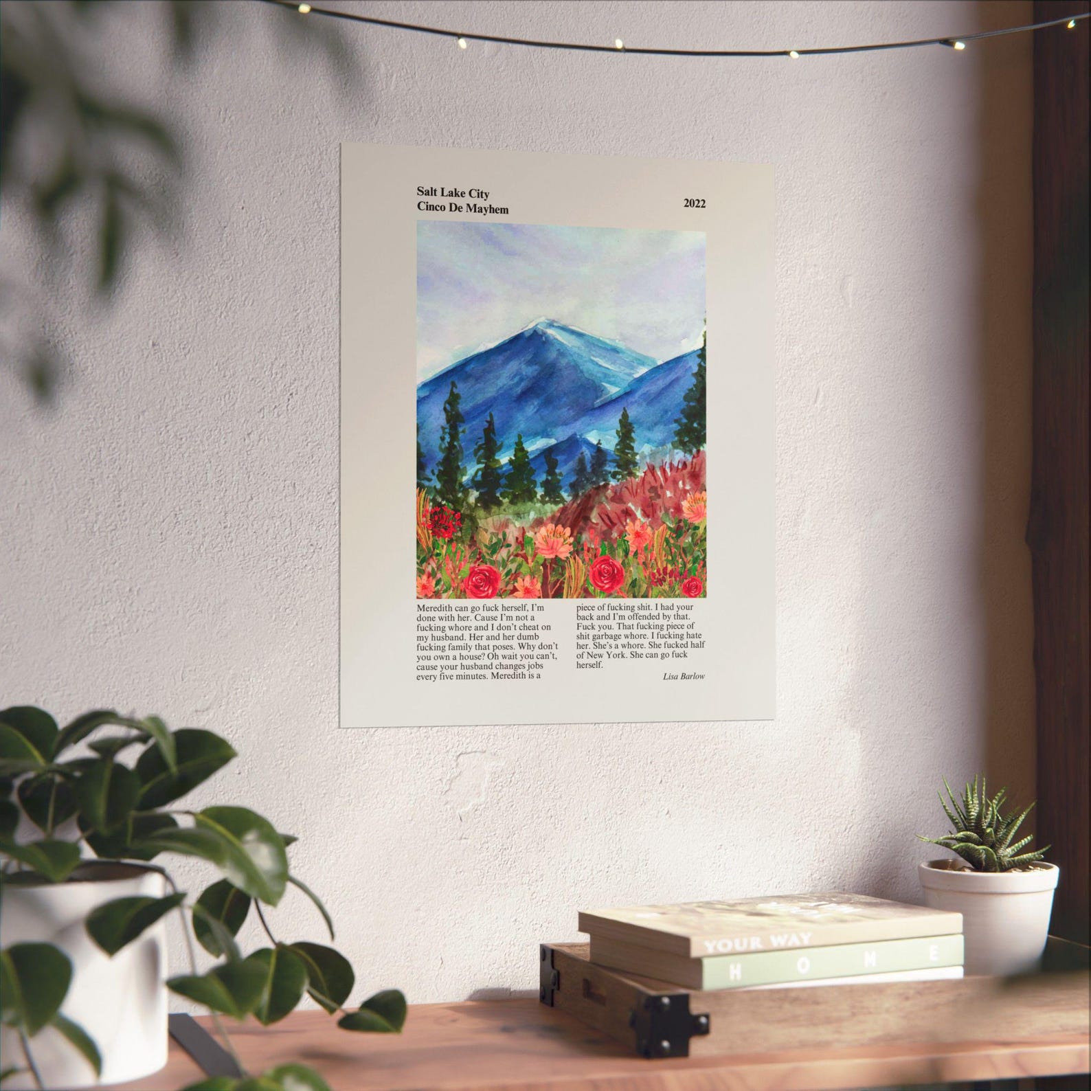 Real Housewives of Salt Lake City Poster | RHOSLC Quote Art Print ...