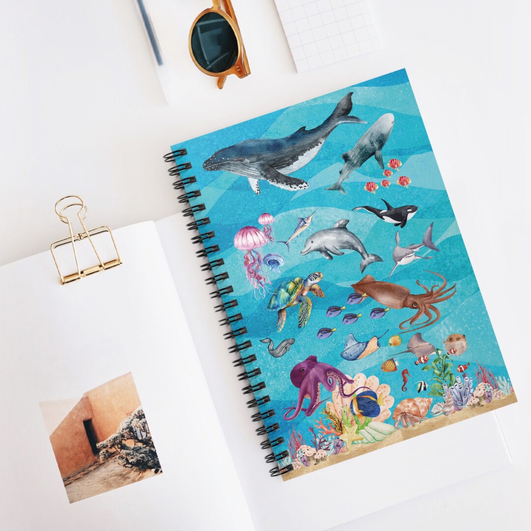 Elegant Artistry: Spiral Notebook Design-spiral Notebook Ruled Line ...