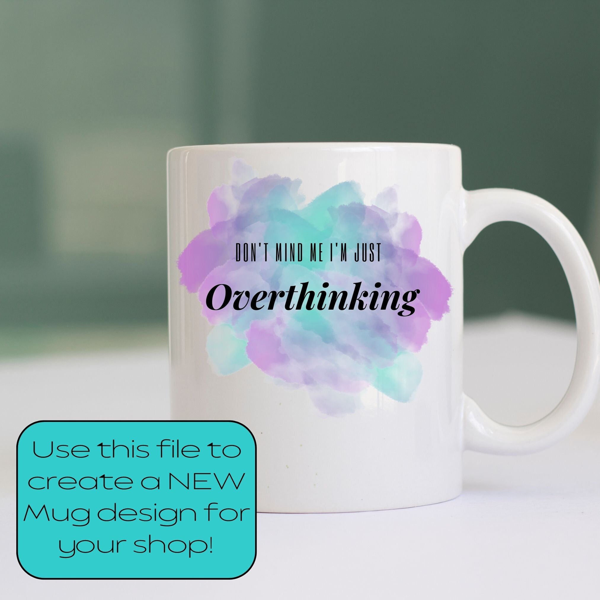 Overthinking SVG, Quote SVG, Svg File, Png File, Jpg File - Etsy