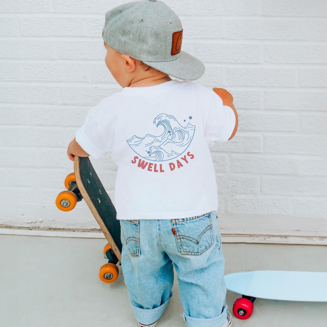 Swell Days Toddler Shirt Summer Kids Shirt Summertime Vibes Kids Tee ...