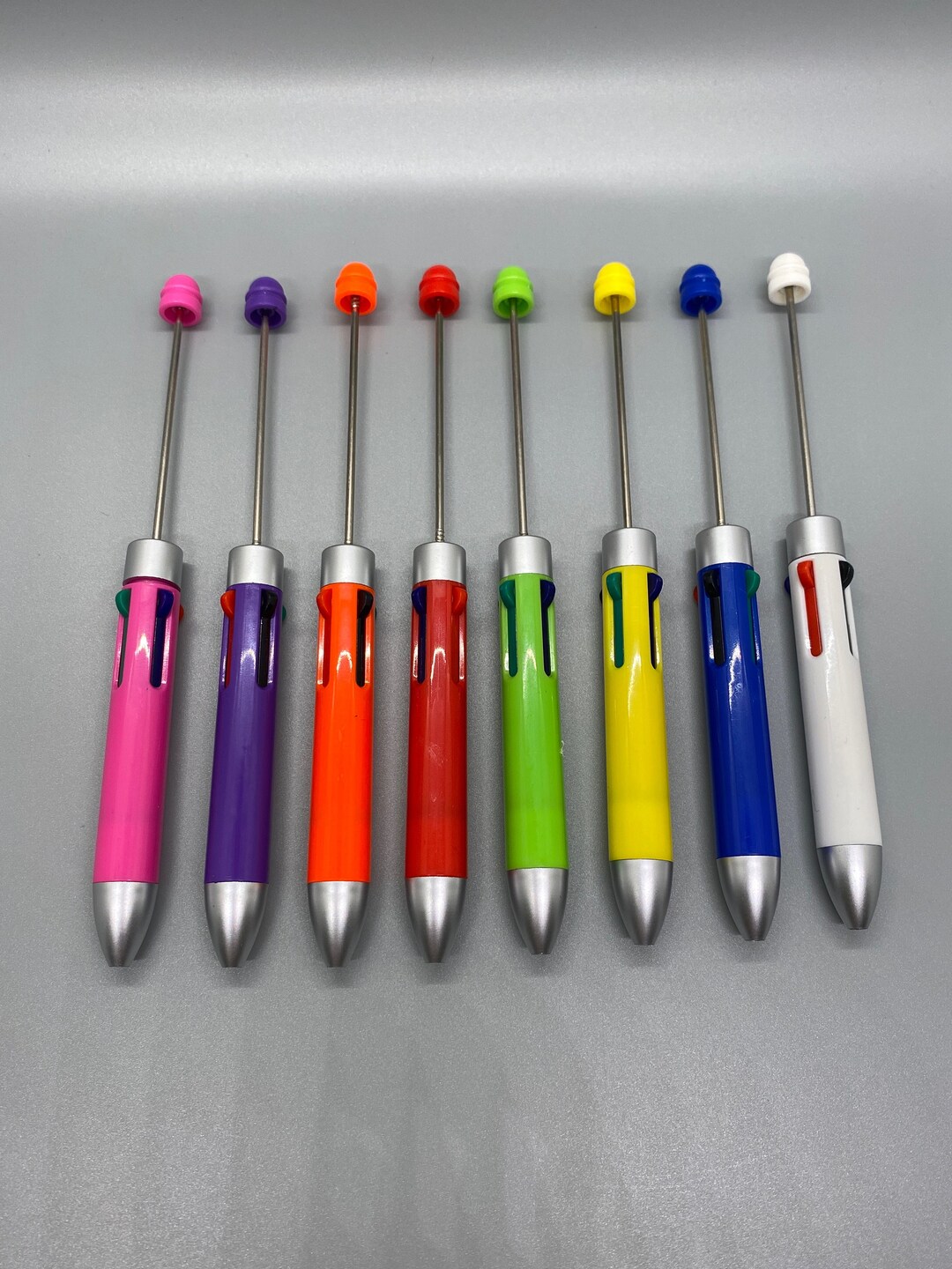 Beadable Multicolor Pens Beadable Multi Ink Pens Multi Pen Retractable ...
