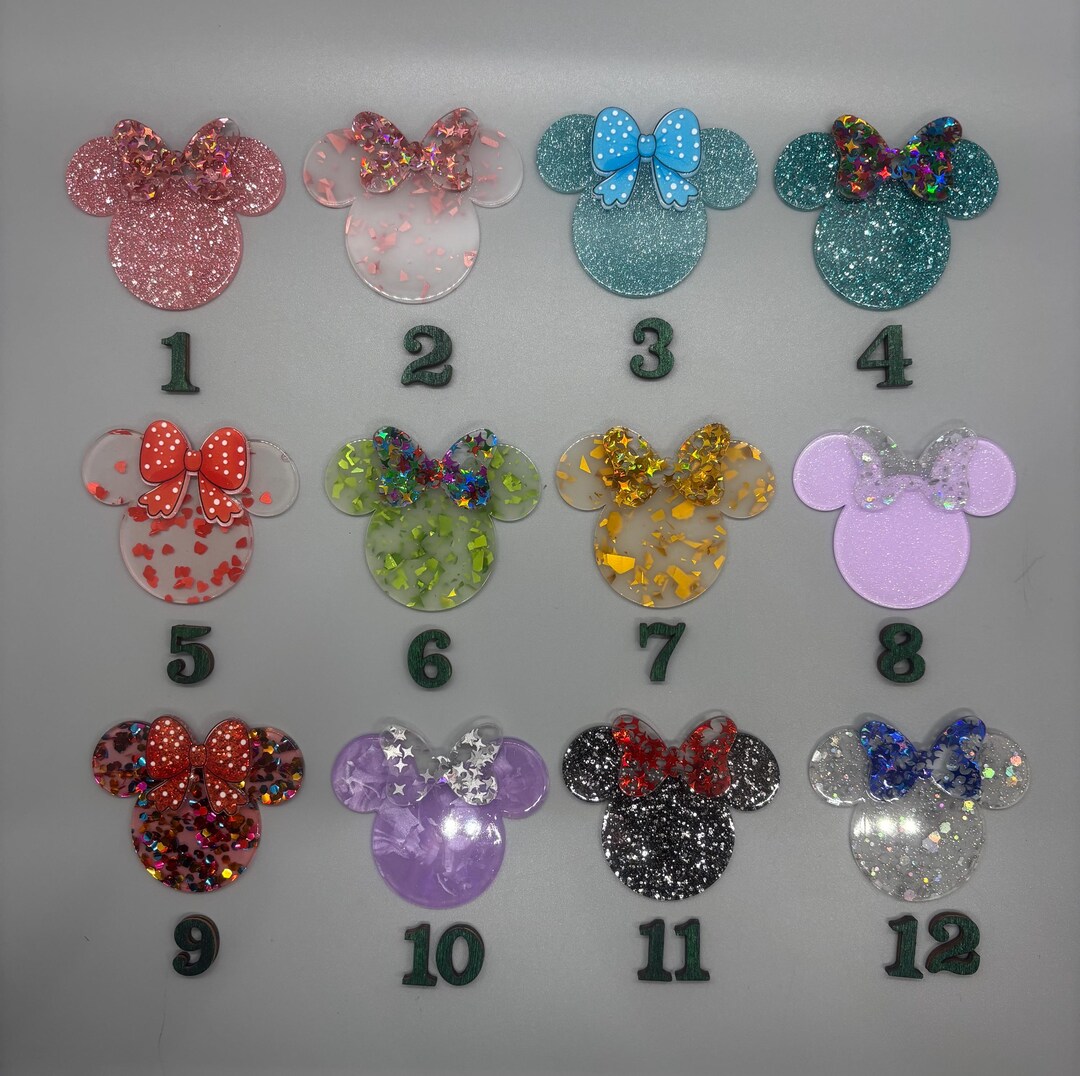 Flatback One Sided Resin Planar Double Layer (bow) Acrylics DIY Ideas ...