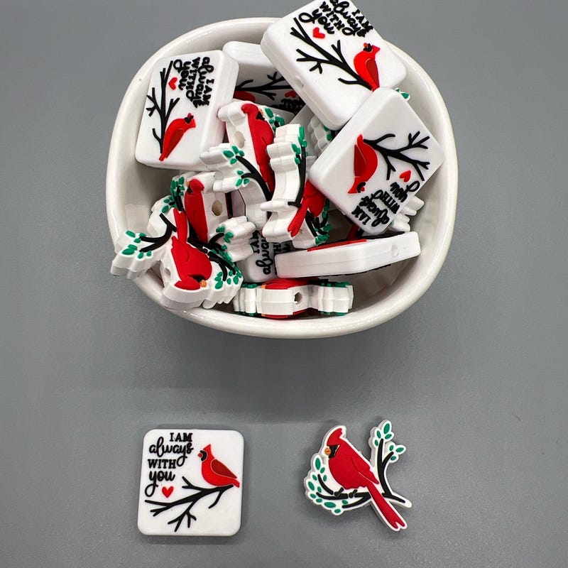 Cardinal Bead - Etsy