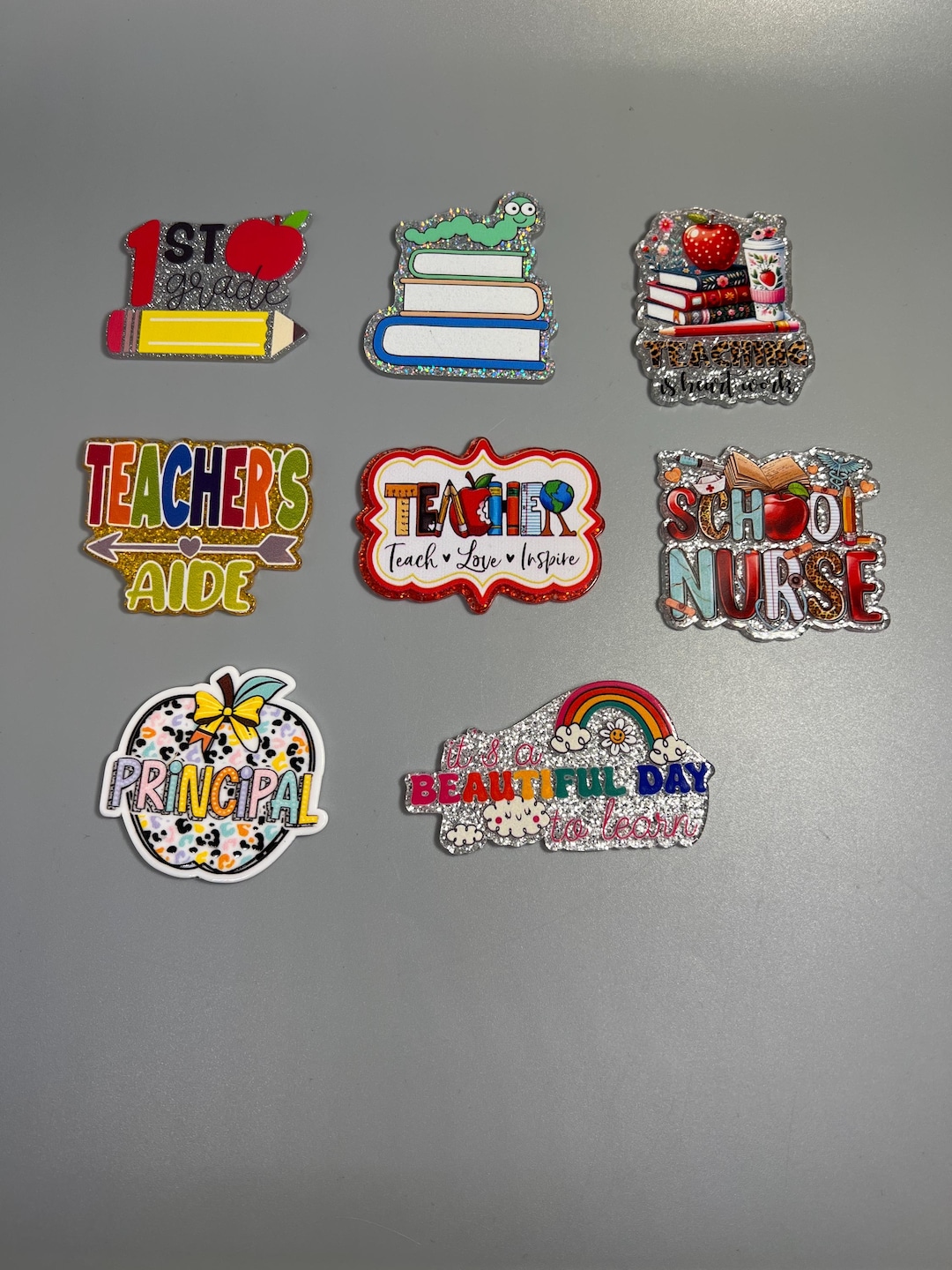 Flatback One Sided Resin Planar Acrylics Teacher Accessories School ...