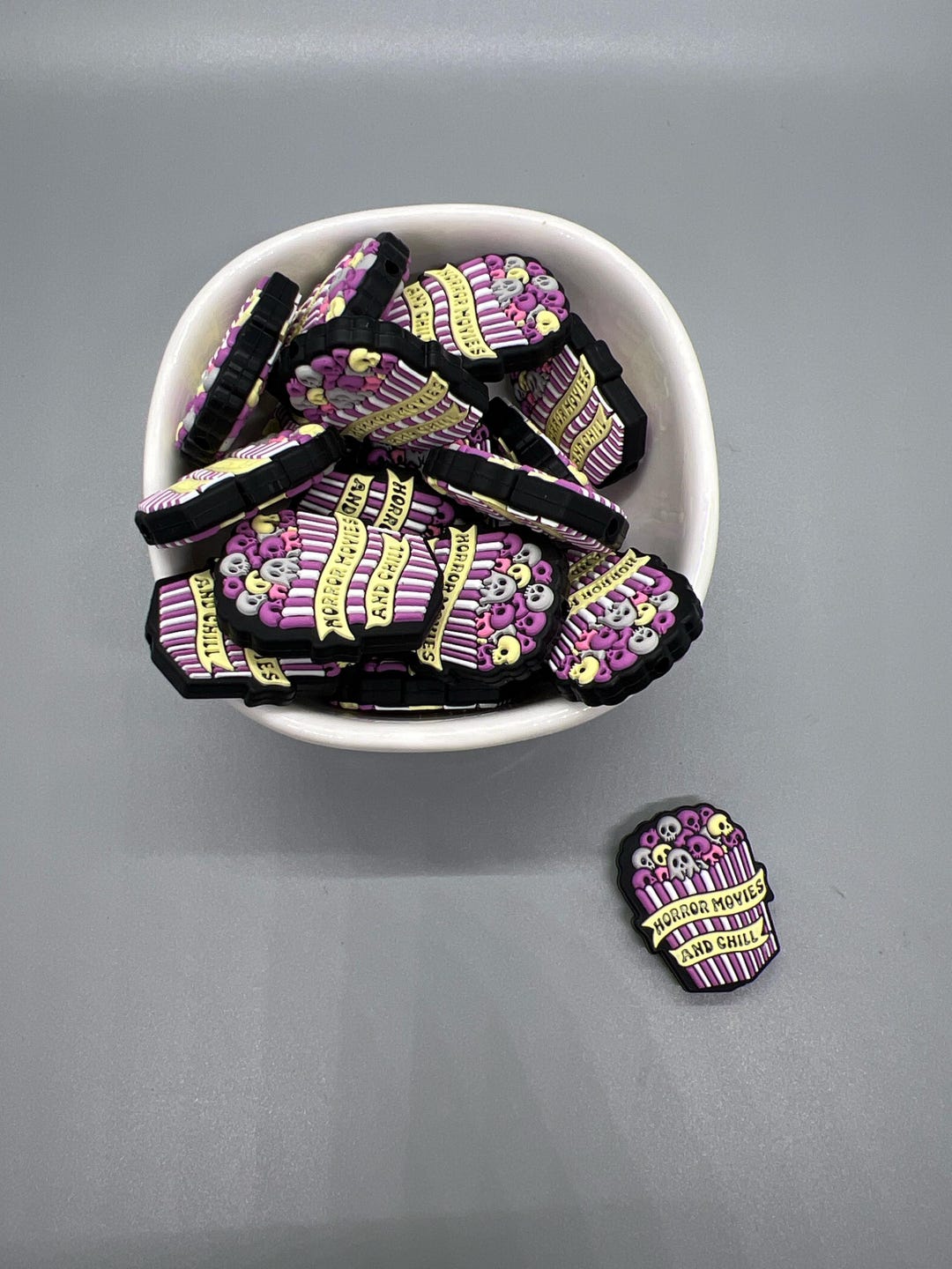 Focal Bead Horror Movies and Chill Silicone DIY Ideas Gift Ideas - Etsy
