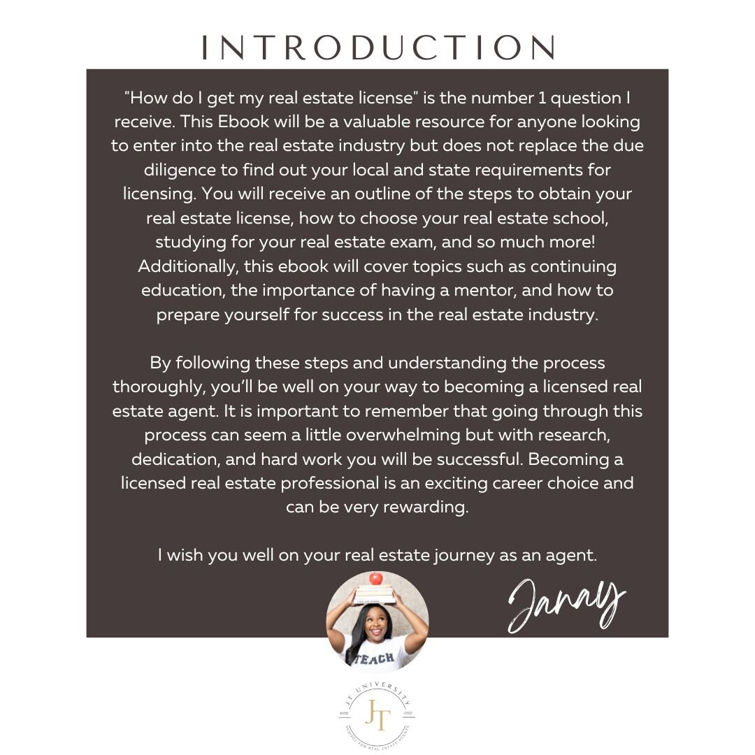 How to Obtain Your License as an Agent | Real Estate Ebooks | Real ...