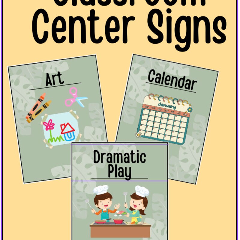 Jungle Classroom - Etsy