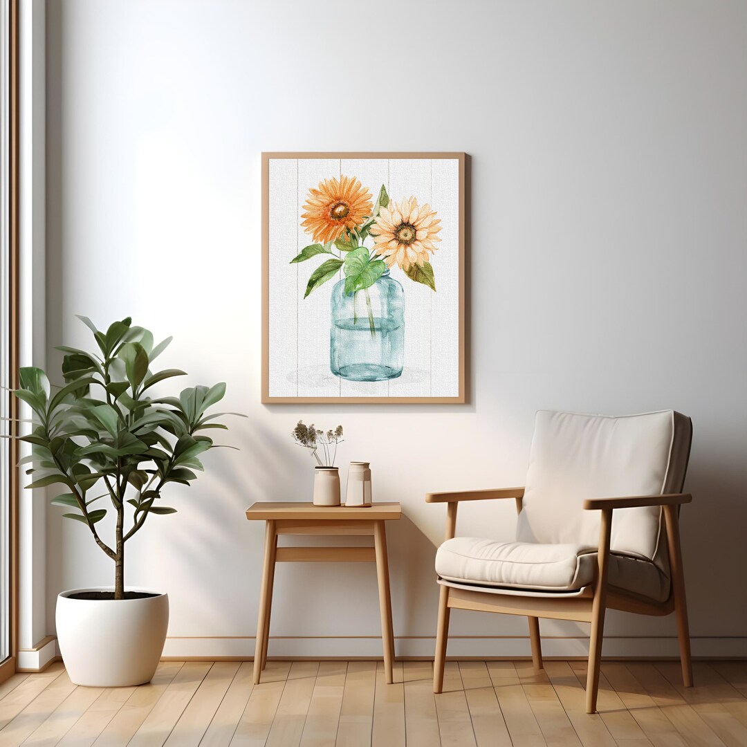 Cherish Sunflower Days I Print, Printable Art, Instant Download ...