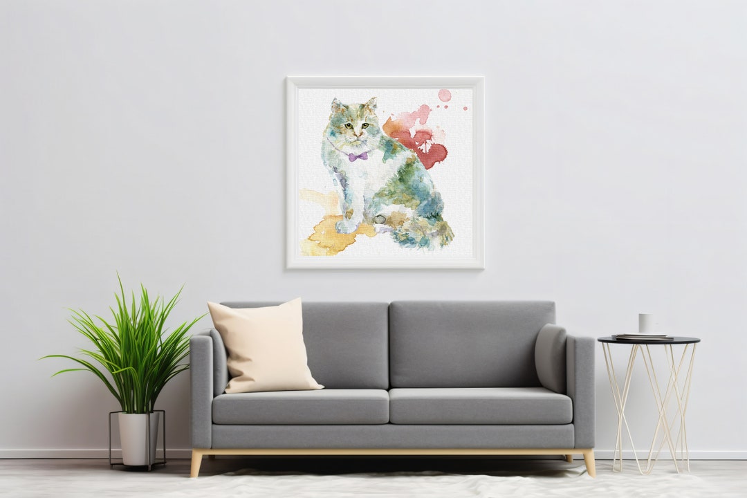 Pampered Pets Calico Print, Printable Art, Instant Download, Pampered ...