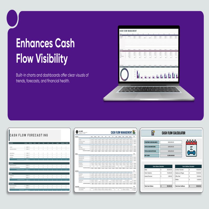 20+ Best Cash Flow Template Bundle for Small Business | Cash Flow ...