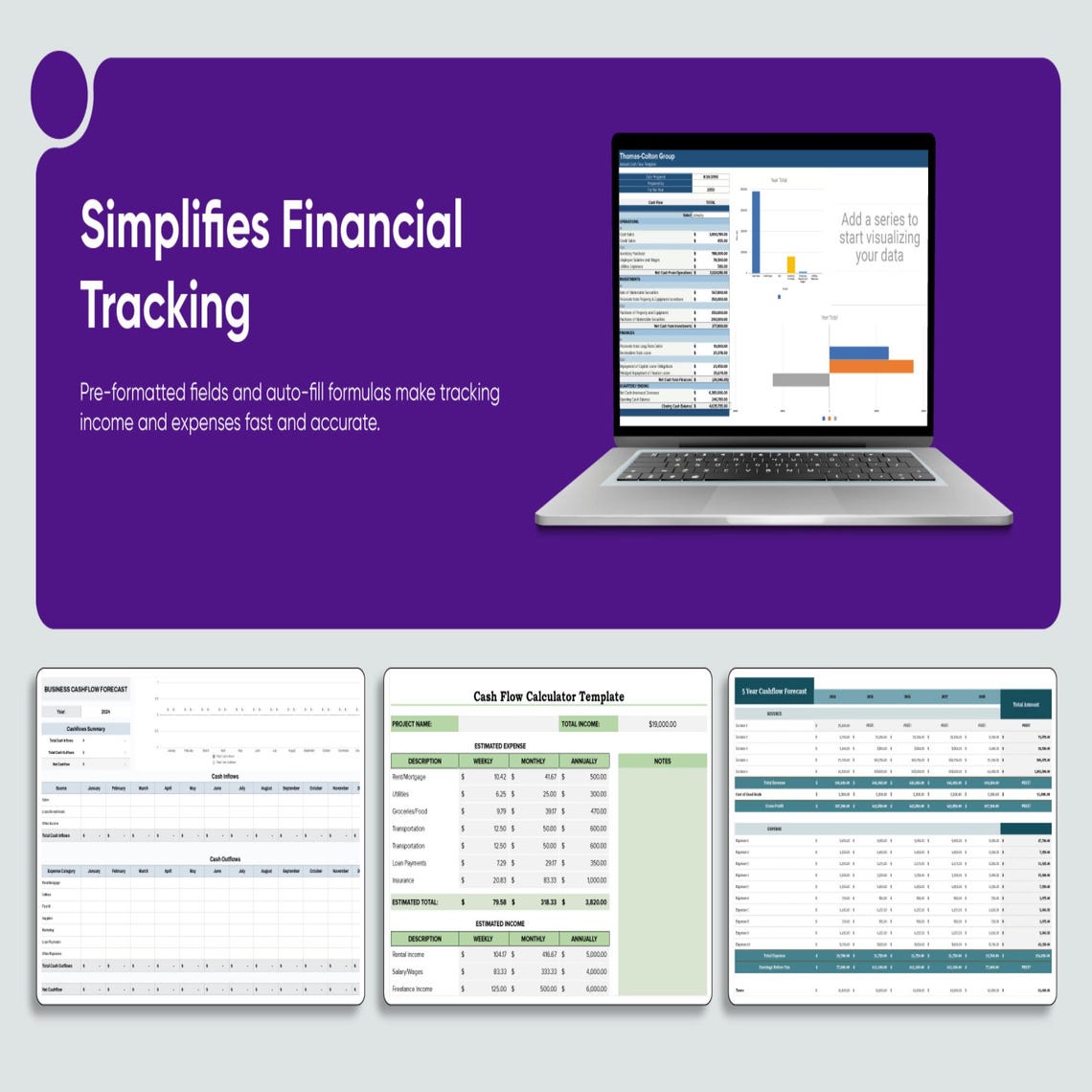 20+ Best Cash Flow Template Bundle for Small Business | Cash Flow ...