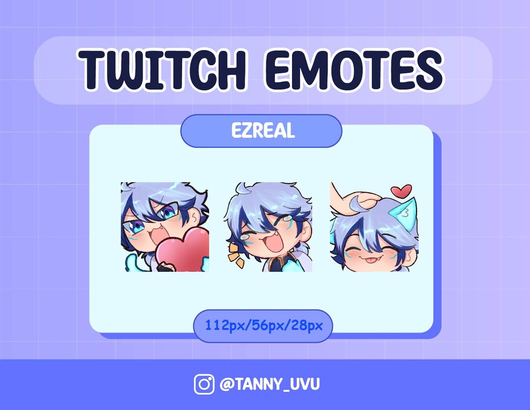 League of Legends Ezreal Emote Set - Twitch/discord - Etsy