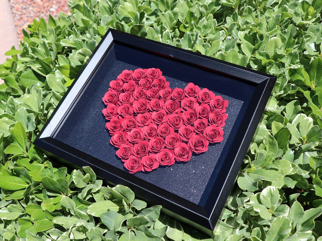 Shaped Flower Shadow Box 8x10 - Etsy