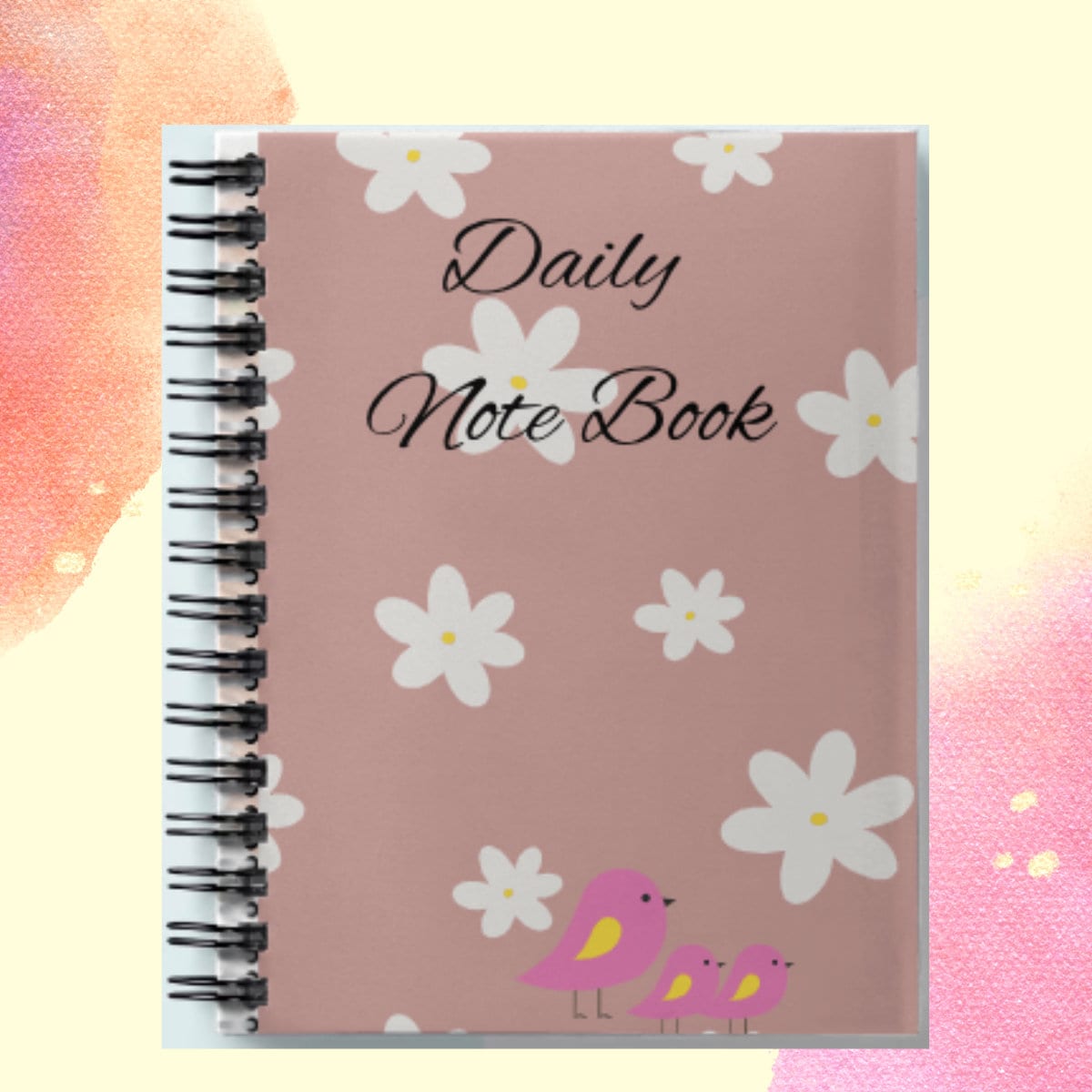 Daily Notebook Digital Download Note Self Journal Daily Writing Book ...