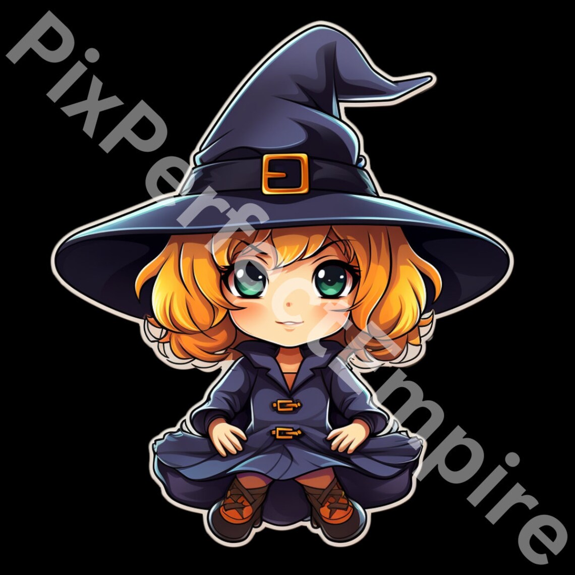 Watercolor Halloween Cute Ghost Vampire Zombie Clipart Bundle of 47 ...
