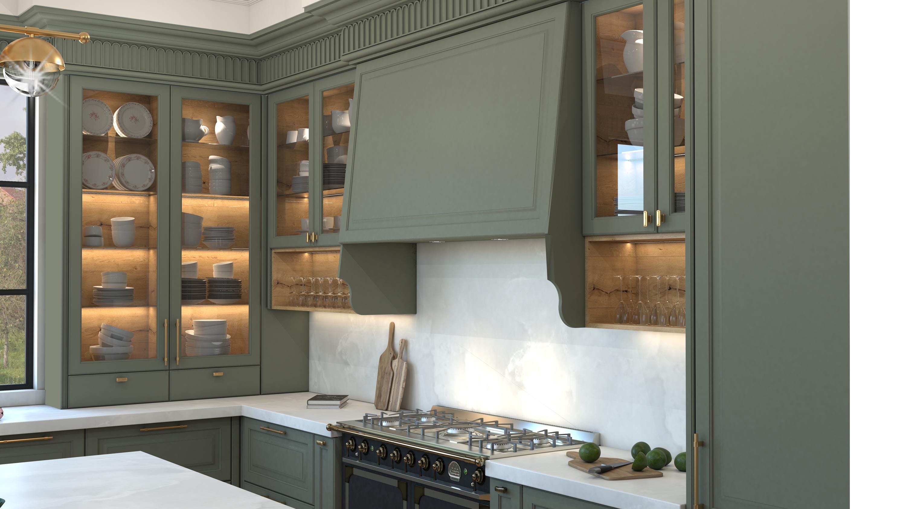 Kitchen Design ,residential Design, 3D Modelling, 3D Rendering, E ...