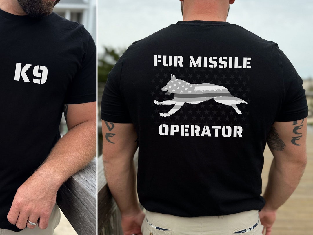 Corrections - Fur Missile Operator Tshirt, K9 Handler Shirt, LEO Tee ...